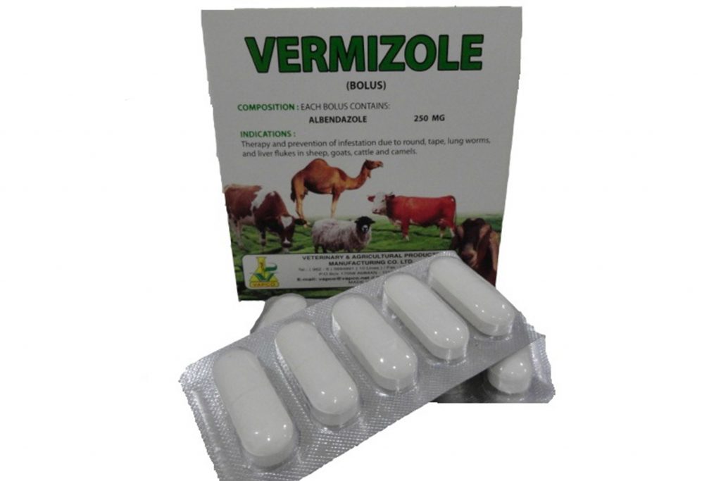 VERMIZOLE-250 BOLUS® – Mitravet